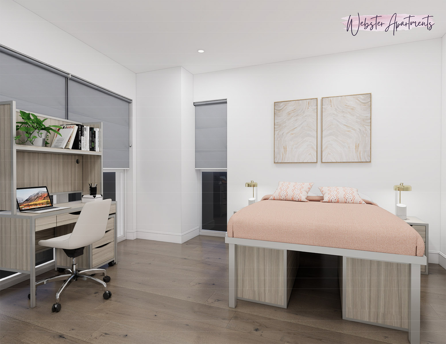 Suite: 2-Bedroom with Premium Preferred View - The Webster Apartments